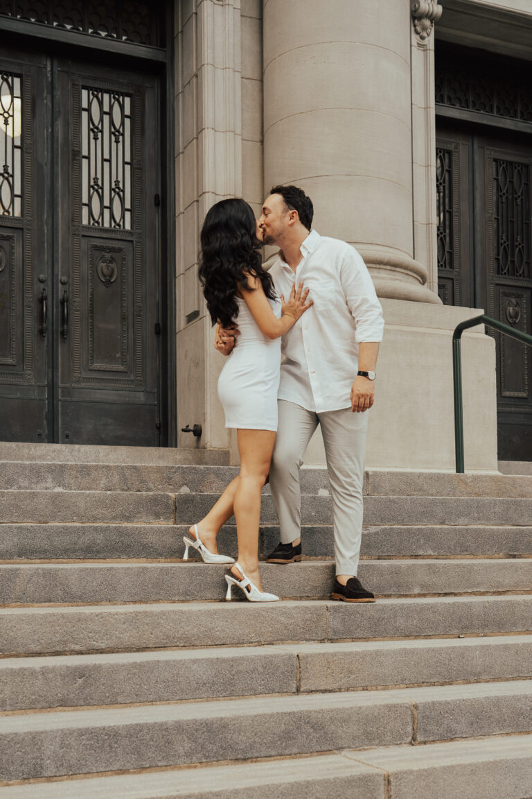 Downtown Dallas Engagement Session - Honda & Cooper » Emily Liz Photography