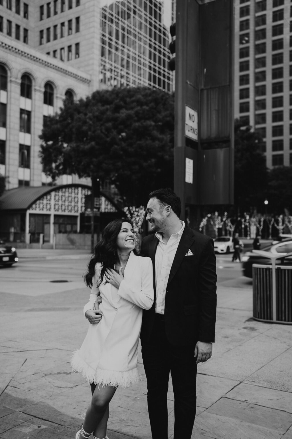 Downtown Dallas Engagement Session - Honda & Cooper » Emily Liz Photography