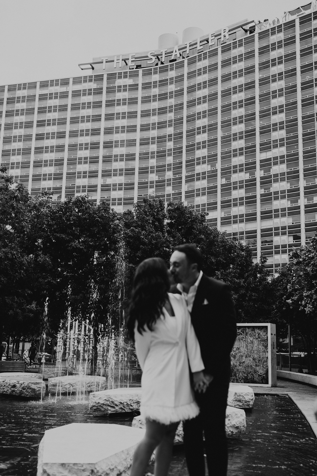 Downtown Dallas Engagement Session - Honda & Cooper » Emily Liz Photography