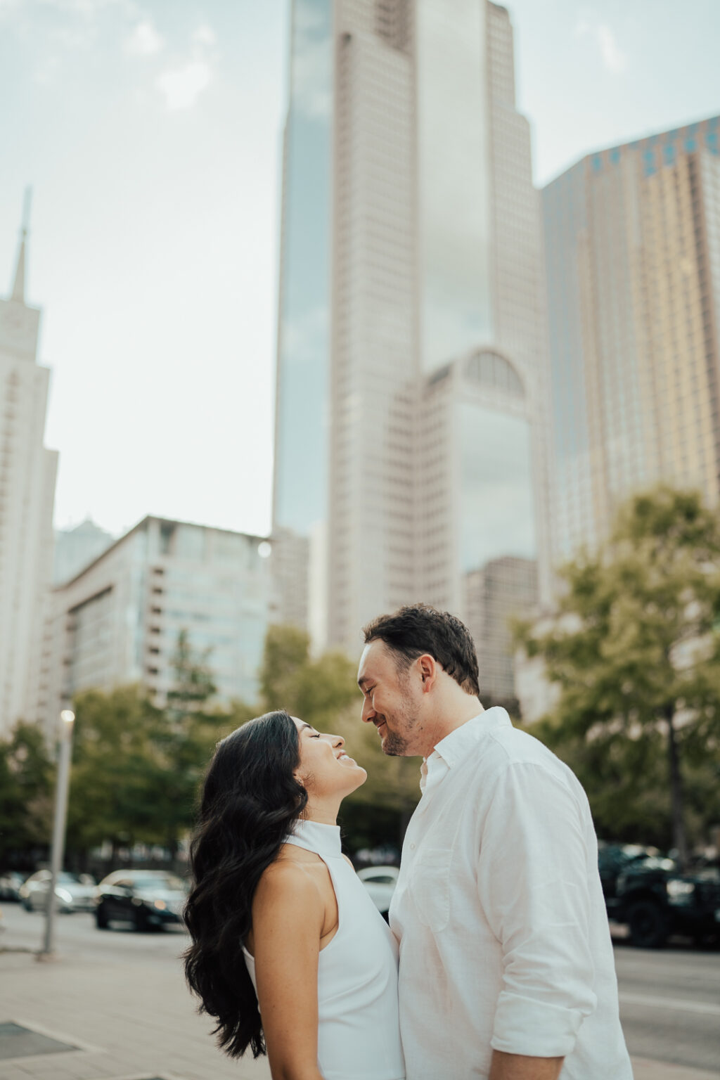 Downtown Dallas Engagement Session - Honda & Cooper » Emily Liz Photography