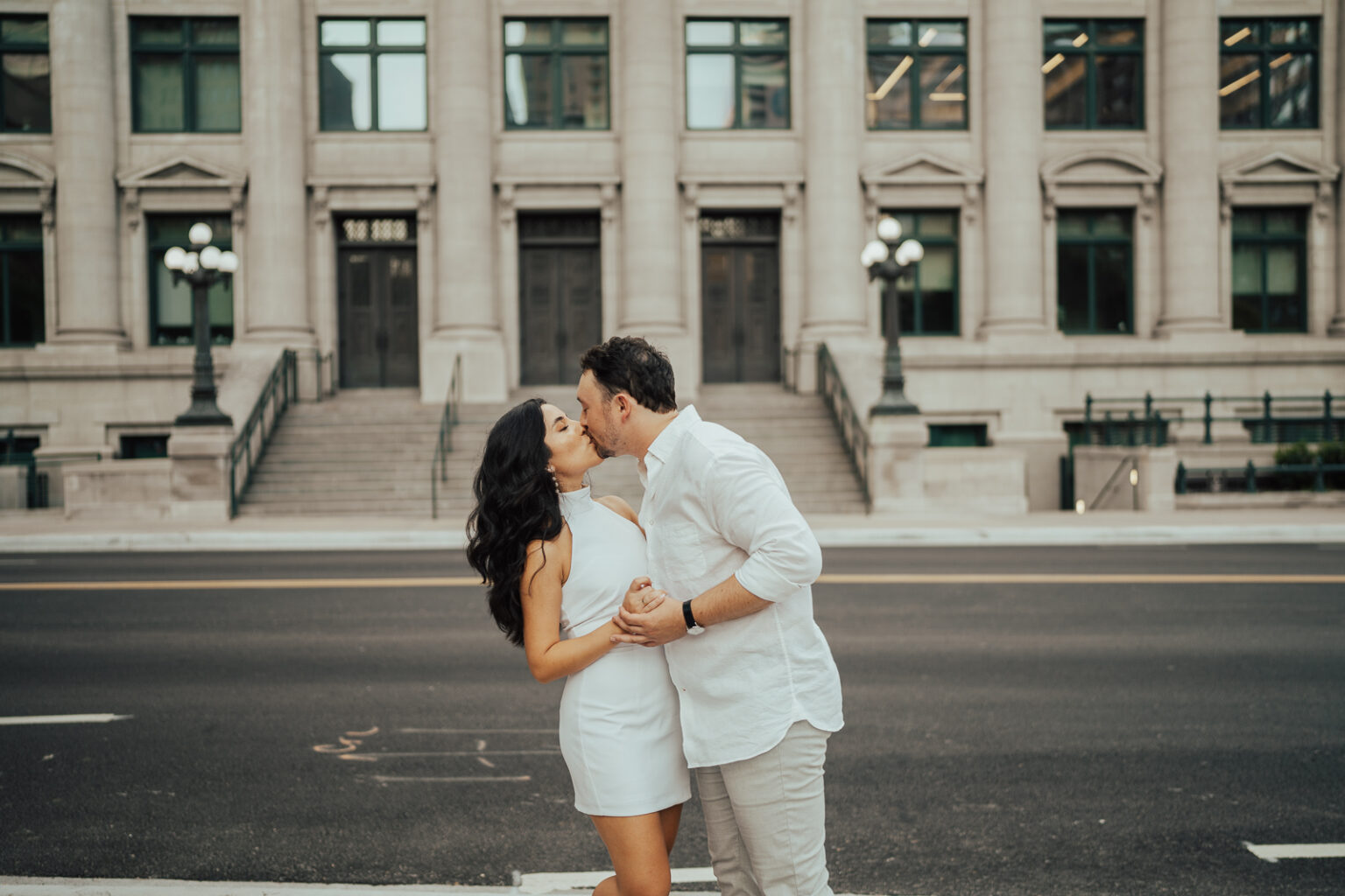 Downtown Dallas Engagement Session - Honda & Cooper » Emily Liz Photography