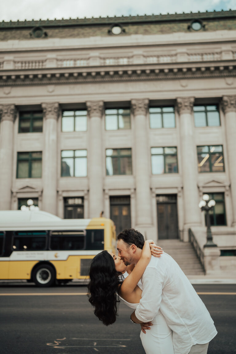 Downtown Dallas Engagement Session - Honda & Cooper » Emily Liz Photography