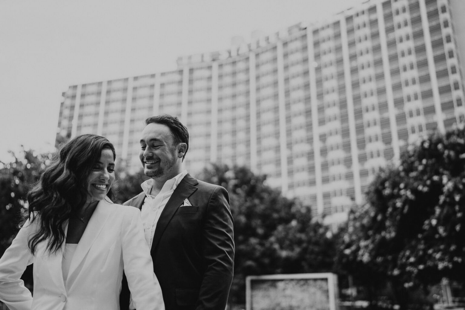 Downtown Dallas Engagement Session - Honda & Cooper » Emily Liz Photography