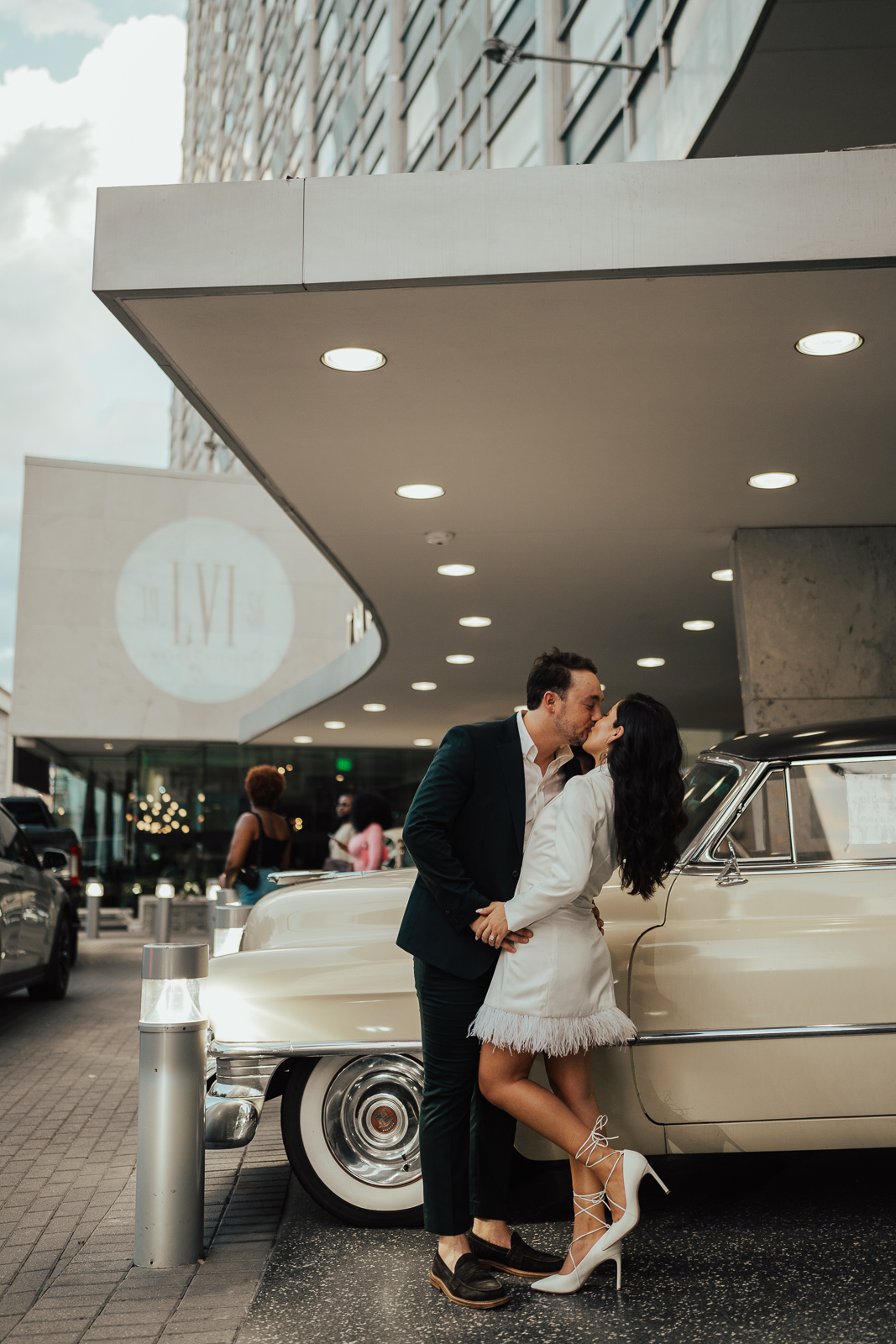 Downtown Dallas Engagement Session - Honda & Cooper » Emily Liz Photography
